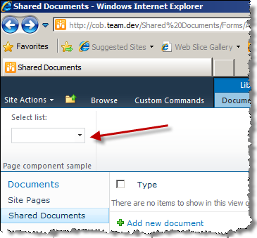 Ribbon customizations – dropdown controls, Client Object Model and ...